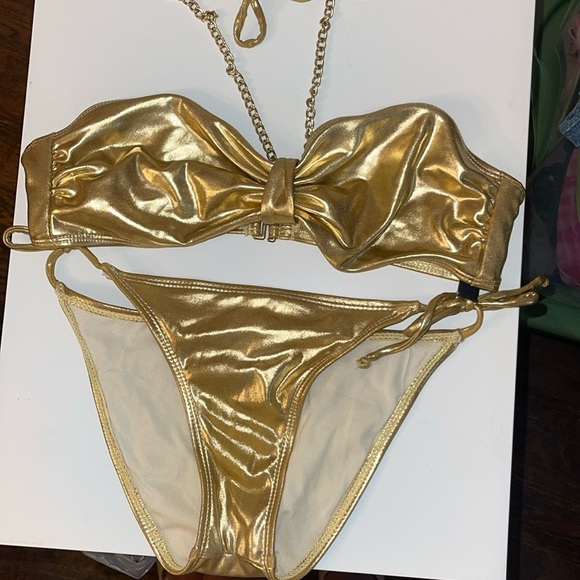 Guess | Swim | Vintage Guess Swimsuit Bikini With Bandeau Style Top ...